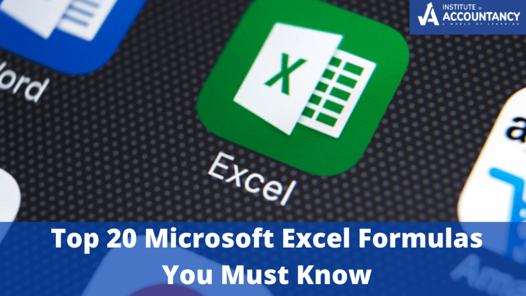 Top 20 Microsoft Office Formulas You Must Know (1) – Institute of ...